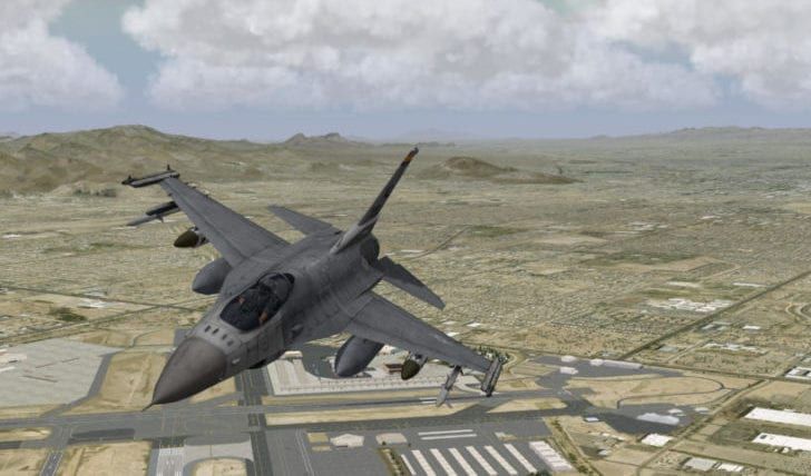 MetaVR visuals in new F-16 simulators | Halldale Group